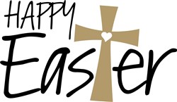 Happy Easter Cross SVG cut file at EmbroideryDesigns.com ...