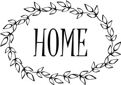 Home Wreath SVG cut file at EmbroideryDesigns.com | EmbroideryDesigns.com