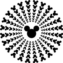Mickey Mouse Spiral SVG cut file at EmbroideryDesigns.com ...