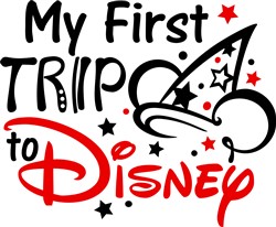 First Disney Trip SVG cut file at EmbroideryDesigns.com ...