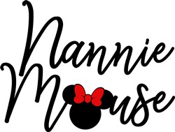 Nannie Mouse SVG cut file at EmbroideryDesigns.com | EmbroideryDesigns.com