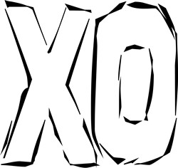 XO SVG cut file at EmbroideryDesigns.com | EmbroideryDesigns.com