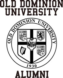 Old Dominion University print art print art at EmbroideryDesigns.com ...
