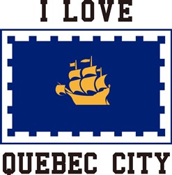 Love Quebec City SVG cut file at EmbroideryDesigns.com ...