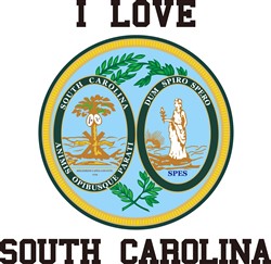 Love South Carolina print art print art at EmbroideryDesigns.com ...