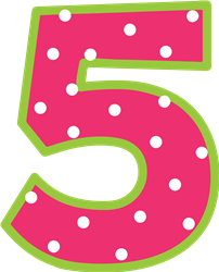 Birthday Number 5 SVG cut file at EmbroideryDesigns.com ...