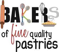 Fine Quality Pastries print art print art at EmbroideryDesigns.com ...