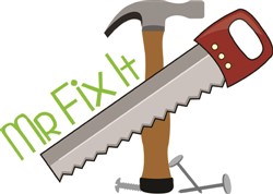 Mr Fix It print art print art at EmbroideryDesigns.com ...