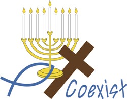 Coexist print art print art at EmbroideryDesigns.com ...