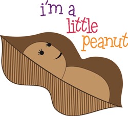 Little Peanut print art print art at EmbroideryDesigns.com ...