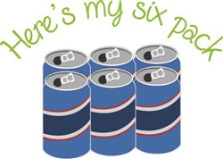 Six Pack print art print art at EmbroideryDesigns.com ...