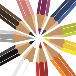 Colored Pencils print art print art at EmbroideryDesigns.com ...