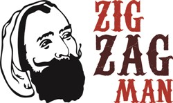 Zig Zag Man print art print art at EmbroideryDesigns.com ...