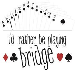 Playing Bridge print art print art at EmbroideryDesigns.com ...