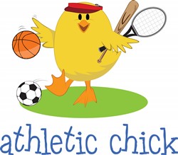 Athletic Chick print art print art at EmbroideryDesigns.com ...