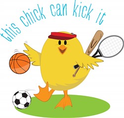 Kick It print art print art at EmbroideryDesigns.com ...