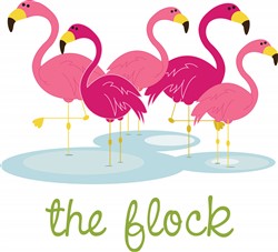 The Flock print art print art at EmbroideryDesigns.com ...