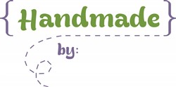 Handmade By SVG cut file at EmbroideryDesigns.com | EmbroideryDesigns.com