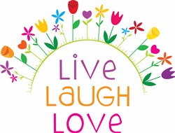 Live Laugh Love print art print art at EmbroideryDesigns.com ...