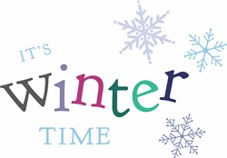 Its Winter Time print art print art at EmbroideryDesigns.com ...