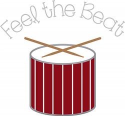 Feel The Beat print art print art at EmbroideryDesigns.com ...