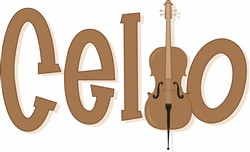 Cello print art print art at EmbroideryDesigns.com | EmbroideryDesigns.com