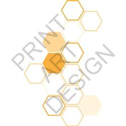 Honeycomb print art print art at EmbroideryDesigns.com ...