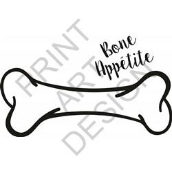 Bone Appetite SVG cut file at EmbroideryDesigns.com | EmbroideryDesigns.com
