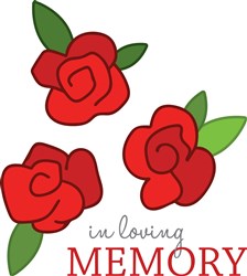 In Loving Memory print art print art at EmbroideryDesigns.com ...