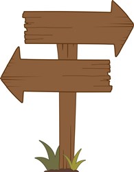 Arrow Sign print art print art at EmbroideryDesigns.com ...