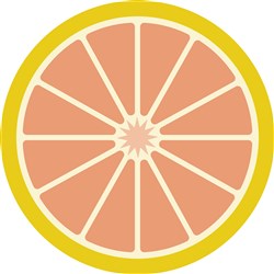 Grapefruit SVG cut file at EmbroideryDesigns.com | EmbroideryDesigns.com
