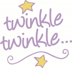 Twinkle Twinkle print art print art at EmbroideryDesigns.com ...