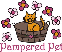 Pampered Pet print art print art at EmbroideryDesigns.com ...
