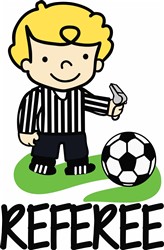 Soccer Referee print art print art at EmbroideryDesigns.com ...