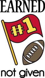 Earned Not Given print art print art at EmbroideryDesigns.com ...