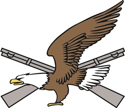 NRA Eagle print art print art at EmbroideryDesigns.com ...