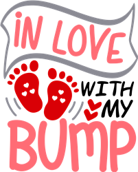 In Love With Bump SVG cut file at EmbroideryDesigns.com ...