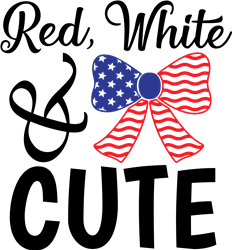 Red, White & Cute SVG cut file at EmbroideryDesigns.com ...