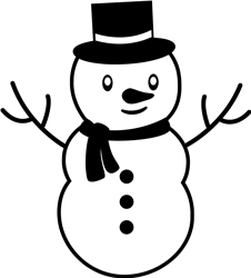 Snowman SVG cut file at EmbroideryDesigns.com | EmbroideryDesigns.com