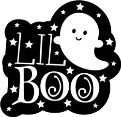 Lil Boo SVG cut file at EmbroideryDesigns.com | EmbroideryDesigns.com