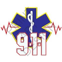 EMT 911 print art print art at EmbroideryDesigns.com ...