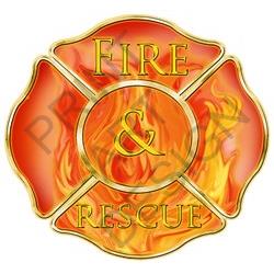 Fire and Rescue Design print art print art at EmbroideryDesigns.com ...