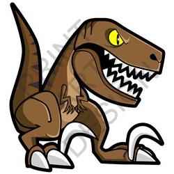 Raptor print art print art at EmbroideryDesigns.com | EmbroideryDesigns.com