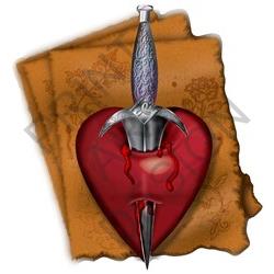 Dagger print art print art at EmbroideryDesigns.com | EmbroideryDesigns.com