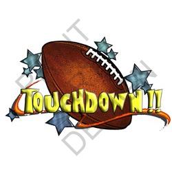 Football Touchdown print art print art at EmbroideryDesigns.com ...