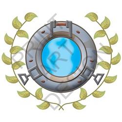 Porthole print art print art at EmbroideryDesigns.com ...