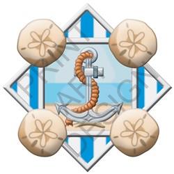 Anchor & Shells print art print art at EmbroideryDesigns.com ...