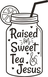 Sweet Tea SVG cut file at EmbroideryDesigns.com | EmbroideryDesigns.com