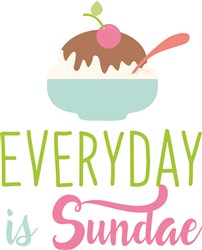 Everyday Sundae print art print art at EmbroideryDesigns.com ...