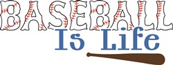 Baseball Is Life SVG cut file at EmbroideryDesigns.com ...